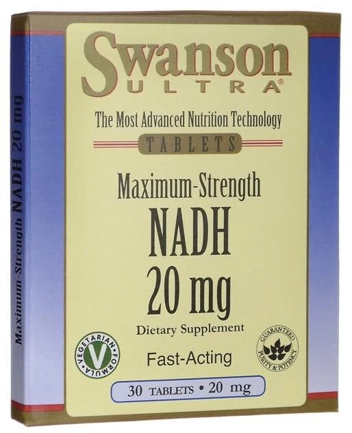Swanson - Ultra maximum-strength NADH - 20 mg - 30 tab | Sklep Nabea.pl
