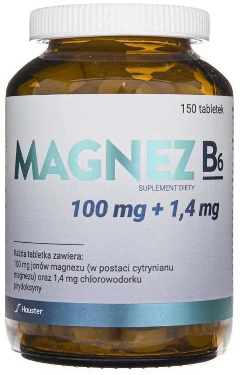 Hauster Magnez 150 tabletek 100 mg + 1,4 mg | Sklep Nabea.pl