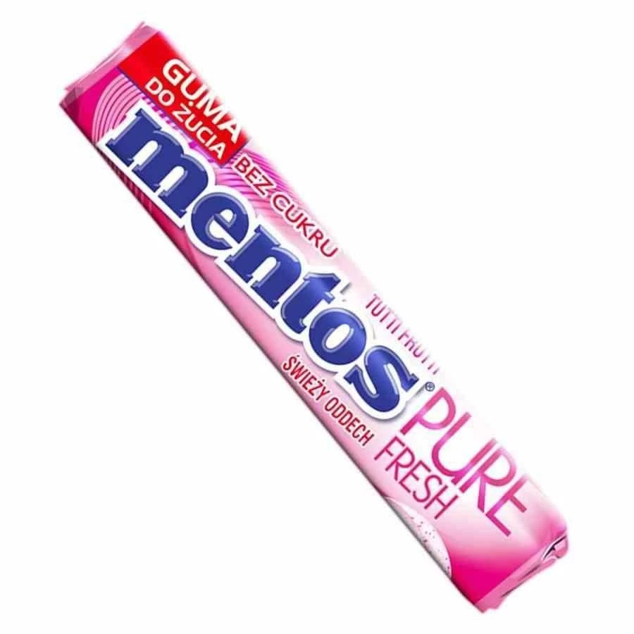 Guma do żucia Mentos Pure Fresh Wieloowocowe, bez cukru, 15,5g | Sklep ...
