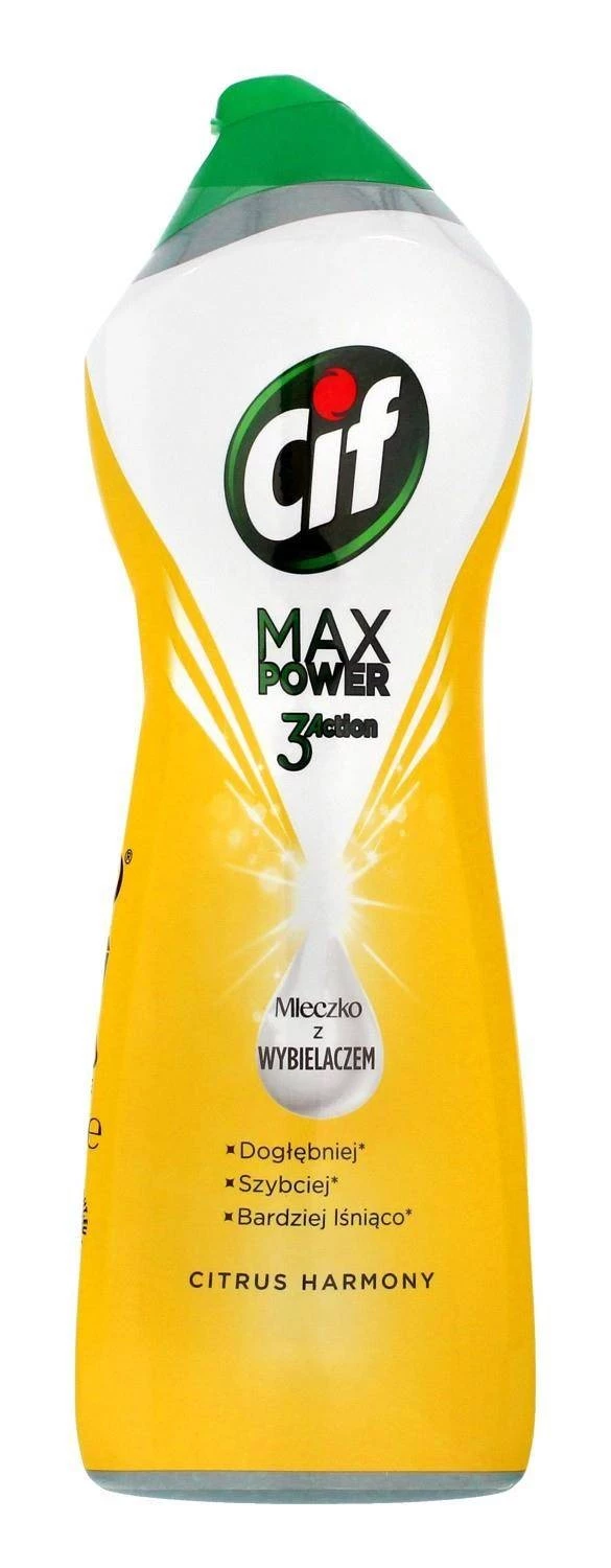 Cif Max Power Mleczko do czyszczenia z wybielaczem Citrus Harmony 1001g ...